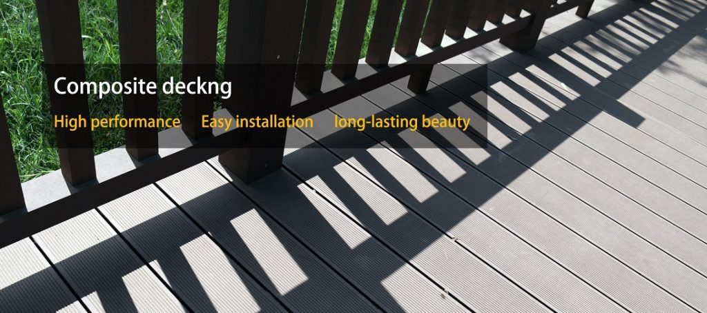 GREY WOOD GRAIN EFFECT COMPOSITE DECKING BOARDS - Wiz Floor Systems